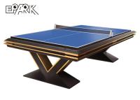 China customized Color Amusement Game Machines 9FT  2 In 1 Billiards Tennis Table for sale