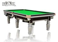 China Customized Amusement Game Machines  8FT Chinese Pool Black And Green Billiard Table for sale