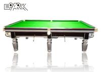China Customized Amusement Game Machines  8FT Chinese Pool Black And Green Billiard Table for sale