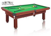 China Begonia Amusement Game Machines Professional Russian Oak Wood Top Rail Snooker Board Table 9FT for sale