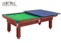 China Begonia Amusement Game Machines Professional Russian Oak Wood Top Rail Snooker Board Table 9FT for sale