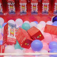 China Arcade Mini Toy claw machine 2players Prize Stacker Vending Game for sale