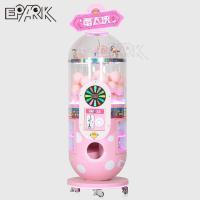 China Coin Operated Colorful Capsule Machine Gacha Game Gashapon Machine With Light for sale
