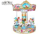 China Amusement Park 6 People Carousel Ride European Style Coin Operated Merry Go Round For Kids And Adults for sale