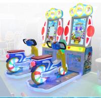 China Amusement Coin Operated 32 Inch Video Game Simulator Bike Racing Kiddie Ride Game Machine With Colorful Light for sale