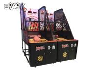 China Coin Pusher Street Basketball Arcade Game Machine 2 Player for sale