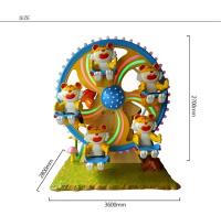 China Mini Ferris Wheel Amusement Kiddie Ride Attractive Kids Mini Ferris Wheel Coin Operated for sale