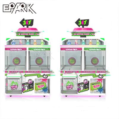 China Gift Vending Machine Toy Prize Game Kids Coin Pusher 4 Players Claw Machine for sale