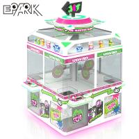 China Gift Vending Machine Toy Prize Game Kids Coin Pusher 4 Players Claw Machine for sale