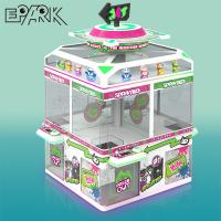 China Gift Vending Machine Toy Prize Game Kids Coin Pusher 4 Players Claw Machine for sale