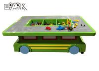 China Cartoon Building Block Car Amusement Game Machines For 8  Player 220V for sale