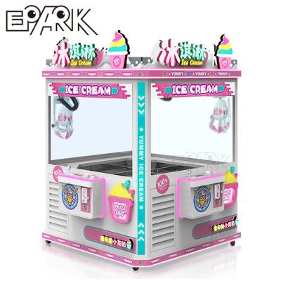 China 4 Players Crane Game Machine Ice Cream Vending Gift Claw Machine for sale