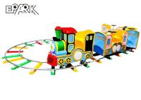 China Adult Trackless Electric Tour Thomas Track Steam Mini Shuttle Shopping Fiber Glass 7 Seats for sale