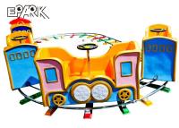 China Adult Trackless Electric Tour Thomas Track Steam Mini Shuttle Shopping Fiber Glass 7 Seats for sale