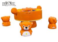 China Bear Sand Table Coin Pusher Amusement Game Machines For Kids L90*W120*H70 CM for sale