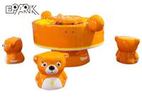 China Bear Sand Table Coin Pusher Amusement Game Machines For Kids L90*W120*H70 CM for sale