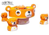 China Bear Sand Table Coin Pusher Amusement Game Machines For Kids L90*W120*H70 CM for sale