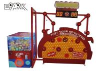 China Cartoon Coin Operated Arcade Machines 2 Kids Pat Button Reaction Game Win Capsule Gacha Game Machine for sale
