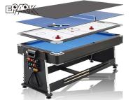 China Rotatable 4 In 1 Multifunction Combo Pool Table Air Hockey Snooker Billiard Tables for sale