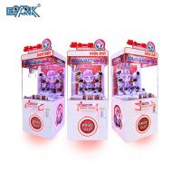 China Coin Operated Toy Claw Crane Game Machine With Colorful LED Light for sale