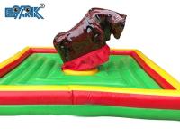 China 18rpm Amusement Game Machines Adult Inflatable Toro Mechanical Bull Riding Machine for sale