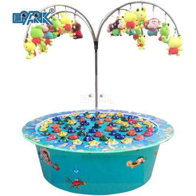 China Time Controllable Children Amusement Fishing Machine With Multiple Fishing Rods for sale