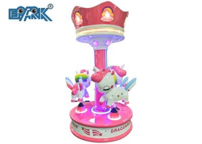 China 3 Players Kiddy Ride Machine Animal Mini Merry Go Round Carousel Horse for sale