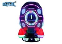 China 1 Player Kiddie Ride Machine Mp5 Rocket Rocking Car With Game Screen for sale