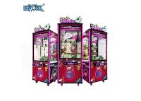 China Coin Pusher Prize Vending Game Machine Candy Crane Toy Pink Color Claw Machine for sale
