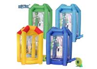 China Oxford Cloth Inflatable Money Grabber Catching Cash Booth Machine With Blower for sale