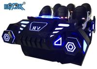 China 4500W 9D Virtual Reality Simulator Six Players Chariot Simulation Game Machine for sale