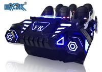 China 4500W 9D Virtual Reality Simulator Six Players Chariot Simulation Game Machine for sale
