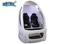 China Double Space Capsule 9D VR Simulator With 19 Inch TV Display for sale