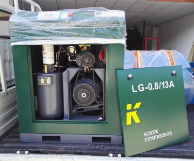 China Industrial Lubricated Rotory Screw Air Compressor With Water Cooling / Air Cooling Unit for sale