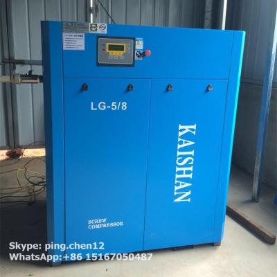 China Belt Driven Stationary Industrial Screw Air Compressors 30 kw 8 bar 175 cfm for sale