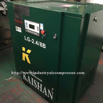 China Energy Saving 15KW Screw Air Compressor With Free Spare Parts / Stationary Belt Driven for sale