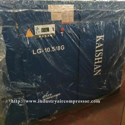 China Stationery Rotary Screw Air Compressor Direct Driven LG10.5-8G Free Spare Parts for sale