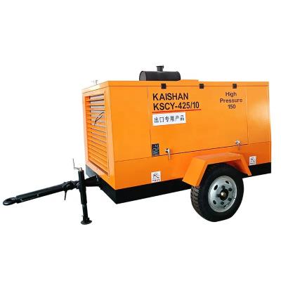 China 425CFM 10 Bar Portable Diesel Engine Air Compressor For Energy Mining for sale