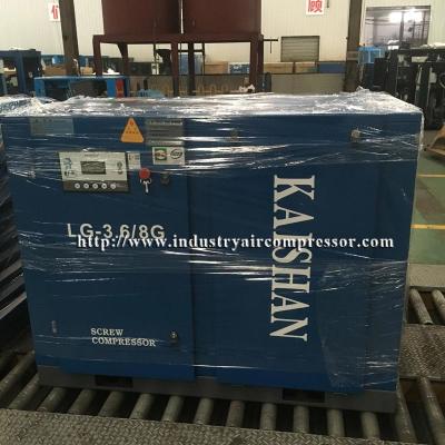 China LG- 3.6/8 Industrial Air Compressor 8 Bar 30 HP 22KW Belt Driven Screw Air Compressor for sale