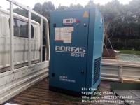 China 2.2m3 1.0Mpa Belt Driven Screw Air Compressor For Industrial 15kw Blue Color for sale