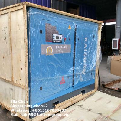 China 8 Bar Large Capacity Stationary Screw Air Compressor For Tunnel Projects for sale