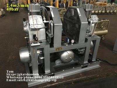 China Stable performance 40bar 85cfm High pressure piston air compressor for moulding machine on sale for sale