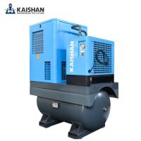 China 7.5KW 1.0m3/Min Fixed Integrated Industrial Screw Air Compressor With Refrigeration Dryer And Air Storage Tank BK7.5-10 for sale