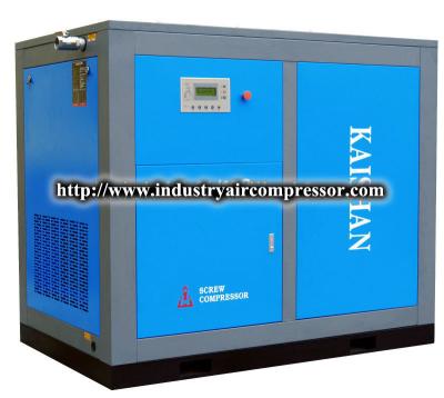 China Standard efficiency screw 10 HP air compressor Low rotation IP54 rated for sale