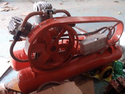 China Diesel engine driven industrial piston air compressor with low oil consumption for sale