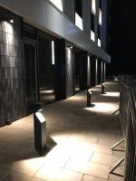 China High Efficiency COB LED Bollard Lights , Outdoor Aluminum Lawn Pathway Lights for sale