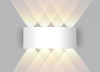 China Decorative Outdoor LED Wall Mounted Lights 3500K Warm White For Garden for sale