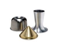 China Stainless Steel LED Lights Accessories Deep Drawing Custom Metal Spinning OEM for sale
