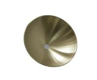 China Metal Cone LED Lights Accessories , Micro Machining Metal Spinning Parts Electroplating for sale