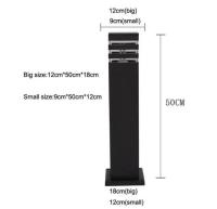 China Aluminium LED Bollard Lights , Outdoor Garden Light Water Resistant Anti Glare for sale